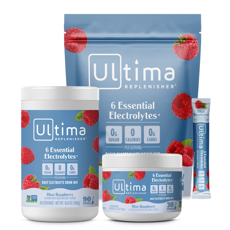 Ultima Blue Raspberry Mocktail — Ultima Replenisher